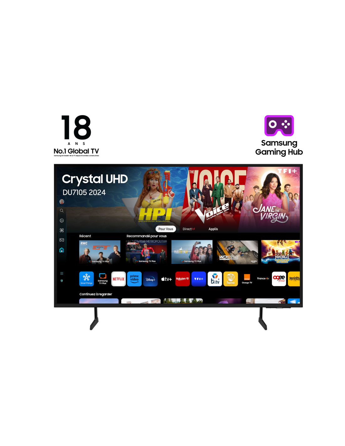 Smart TV LED Samsung TU65DU7105K de 65" 4k UltraHD - Electrochollo ...